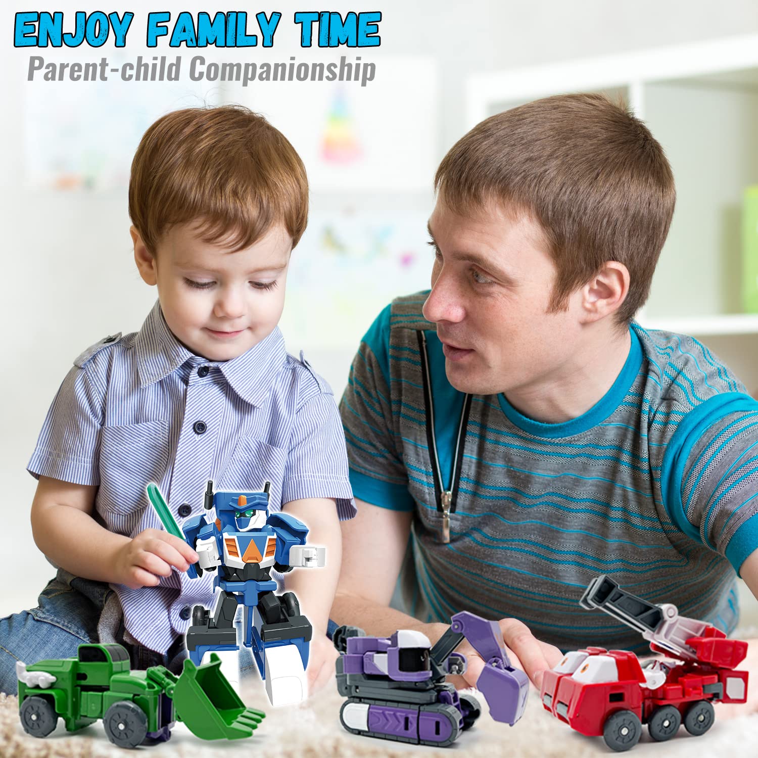 Snapklik.com : Robot Toys Car Action Figures Take Apart Robot Truck ...