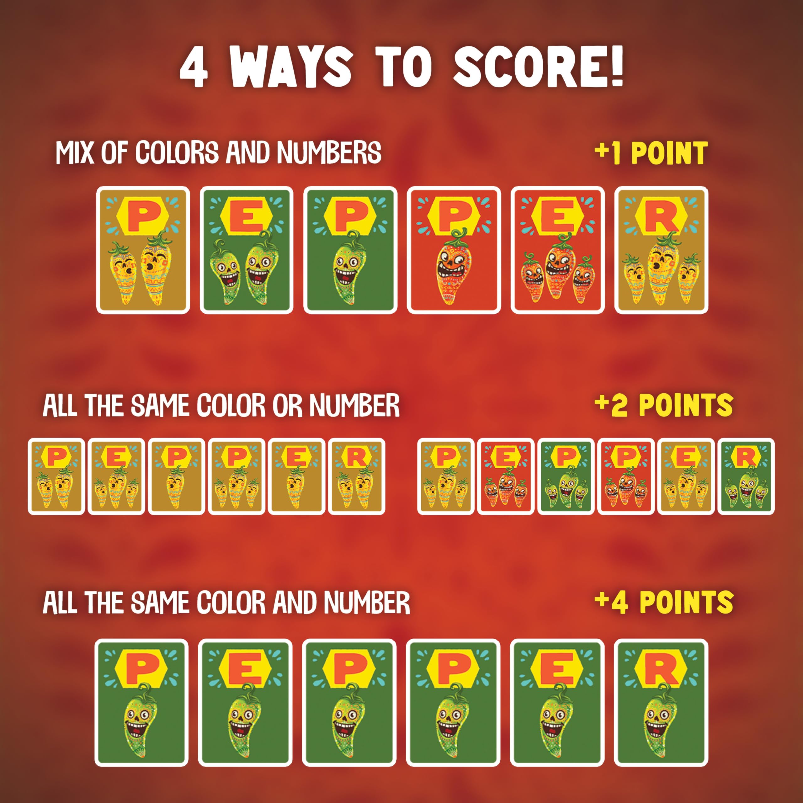 Snapklik.com : Pepper Card Game Fun Family & Party Game For Kids & Adults