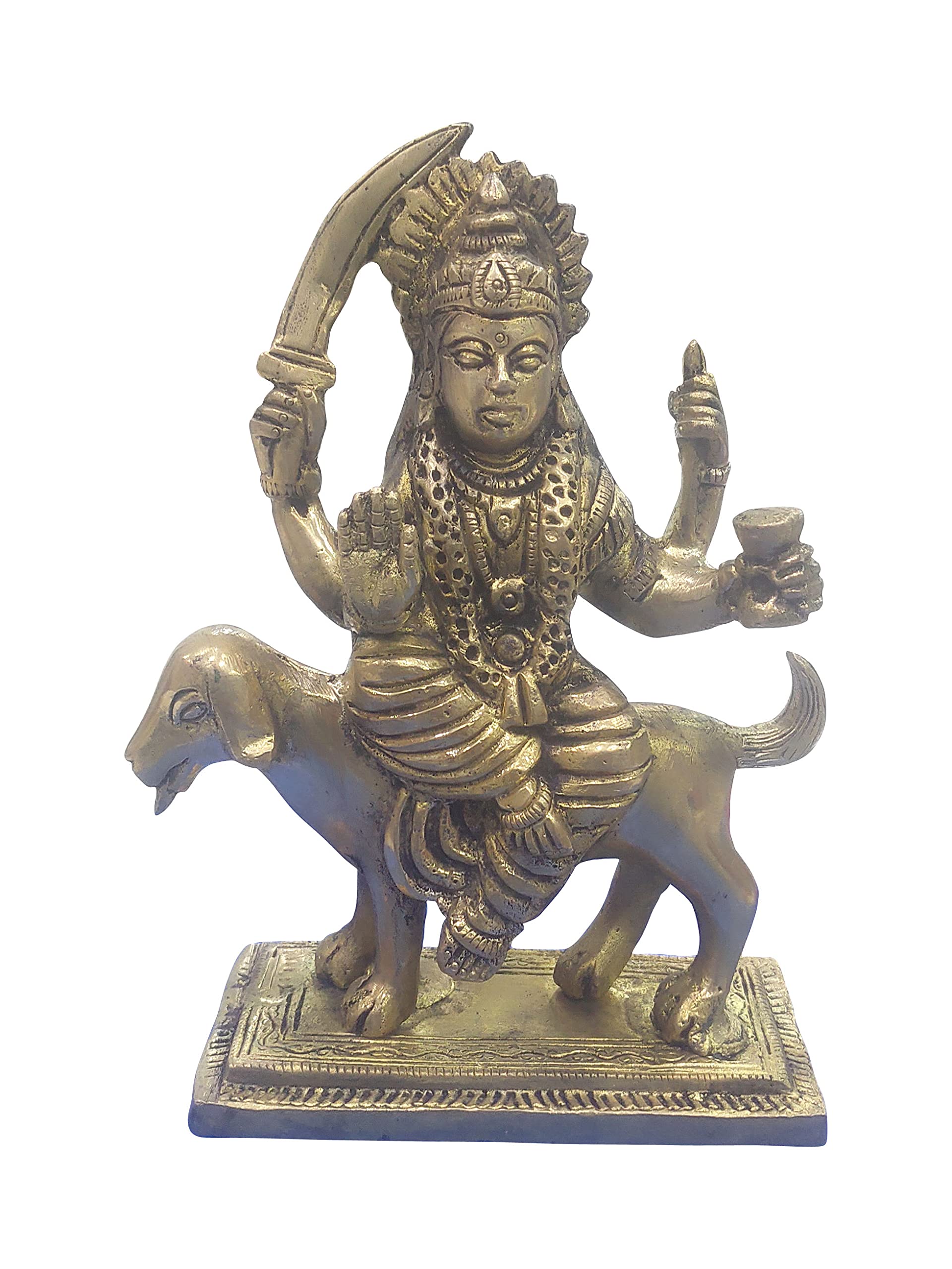 Buy Om Shree Siddhi Vinayak Murti Bhandar Brass Harkhai MATA Idol ...