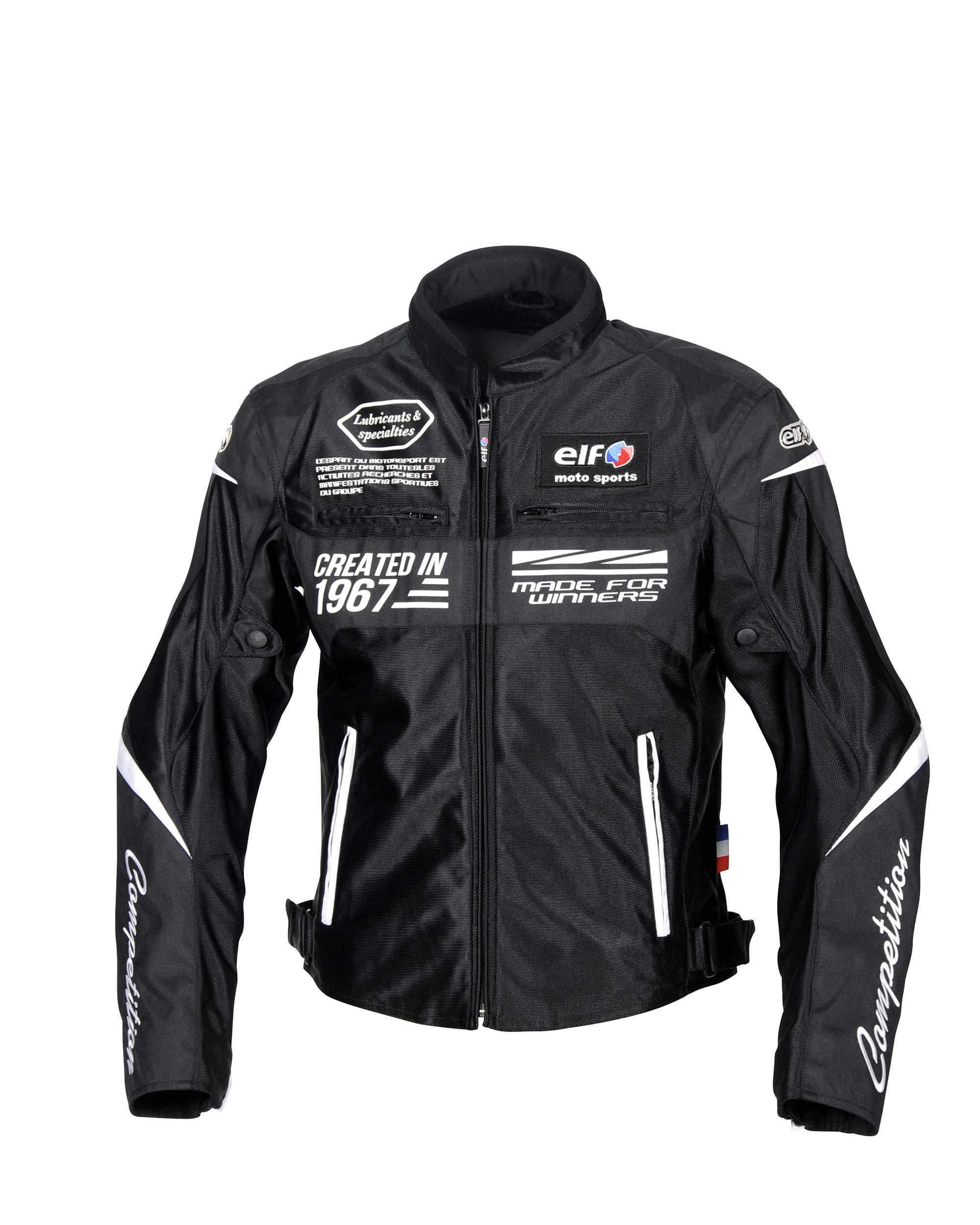 Amazon | [エルフ] ライディングジャケット イデアールメッシュジャケット メンズ ブラック×ブラック | ジャケット | 車＆バイク