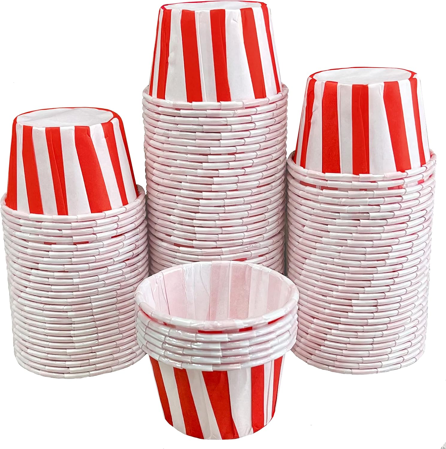 Amazon.com: Bulk MINI Candy Nut Cups - Mini Baking Liners - Red and ...