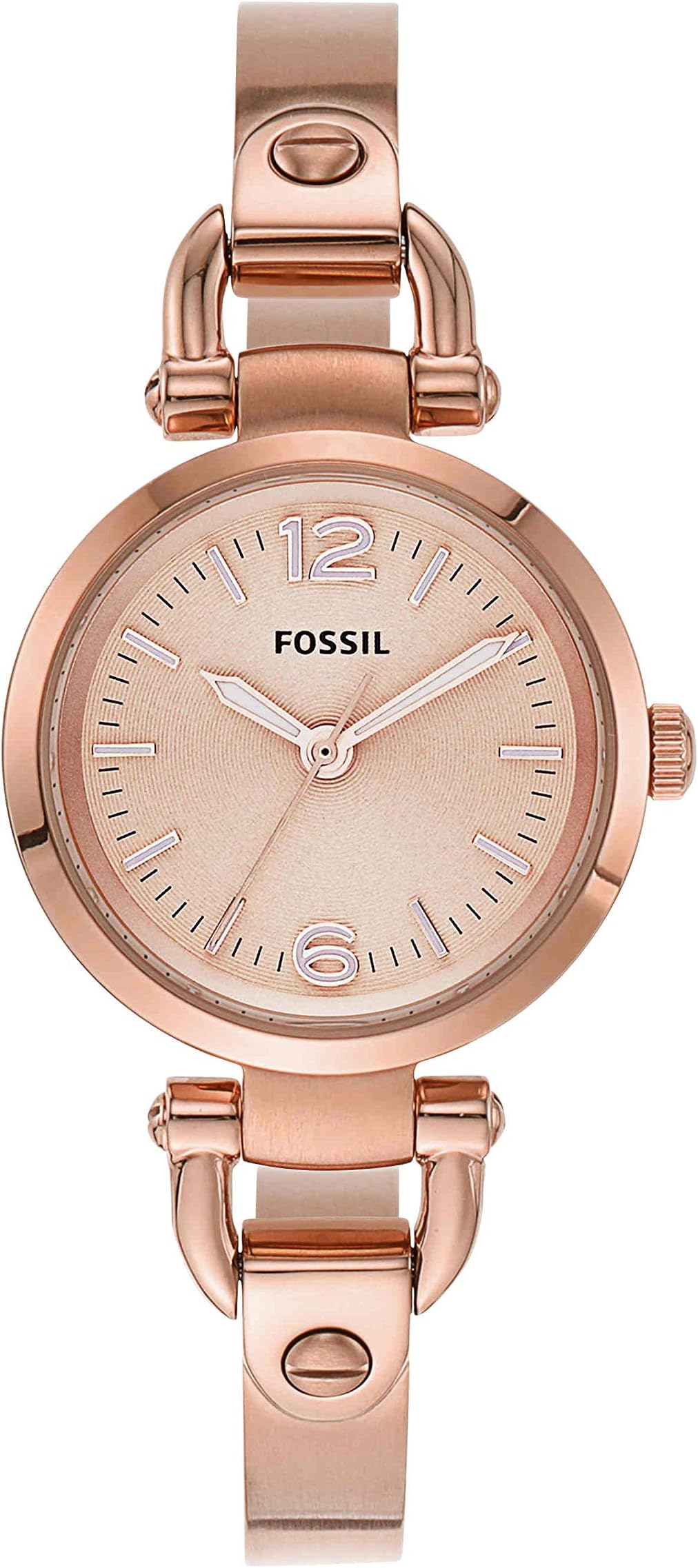 Fossil Georgia Analog Pink Dial Women's Watch ES3268 : Amazon.in: Fashion