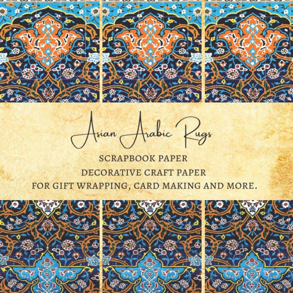 Asian Arabic Rugs Scrapbook Paper | Decorative Craft Paper for Gift ...