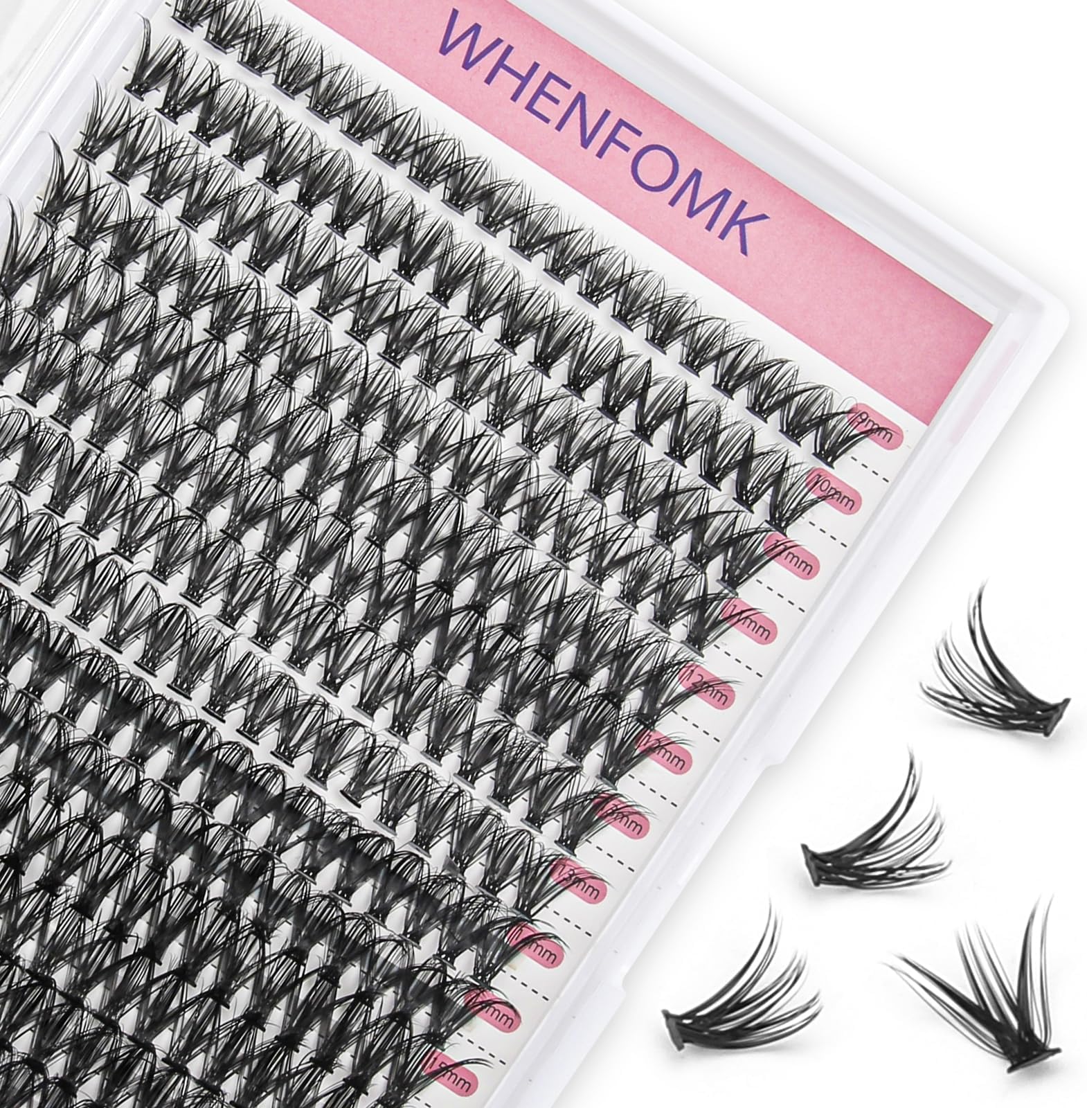 Amazon.com: Pawotence Wispy Lash Clusters Kit Cat Eye Lash Extension ...