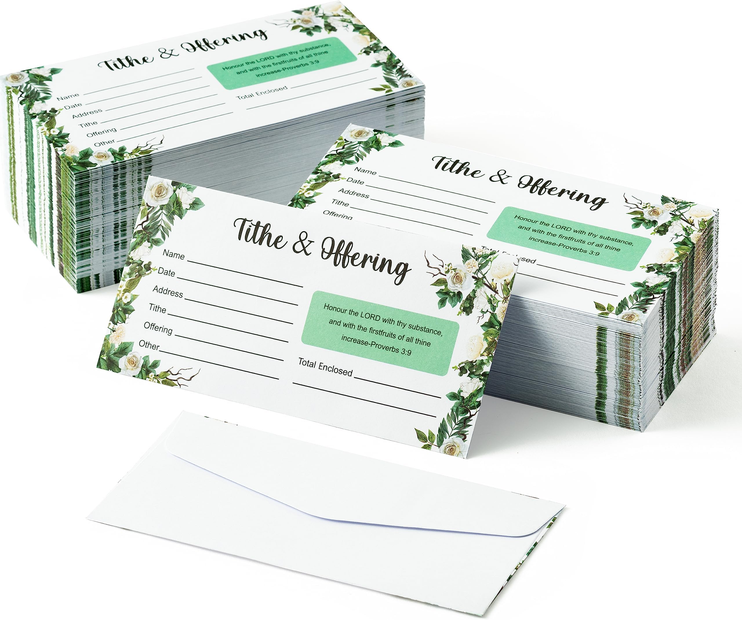 Amazon.com : Yopyame 200PCS Offering Envelopes for Church Tithe and ...