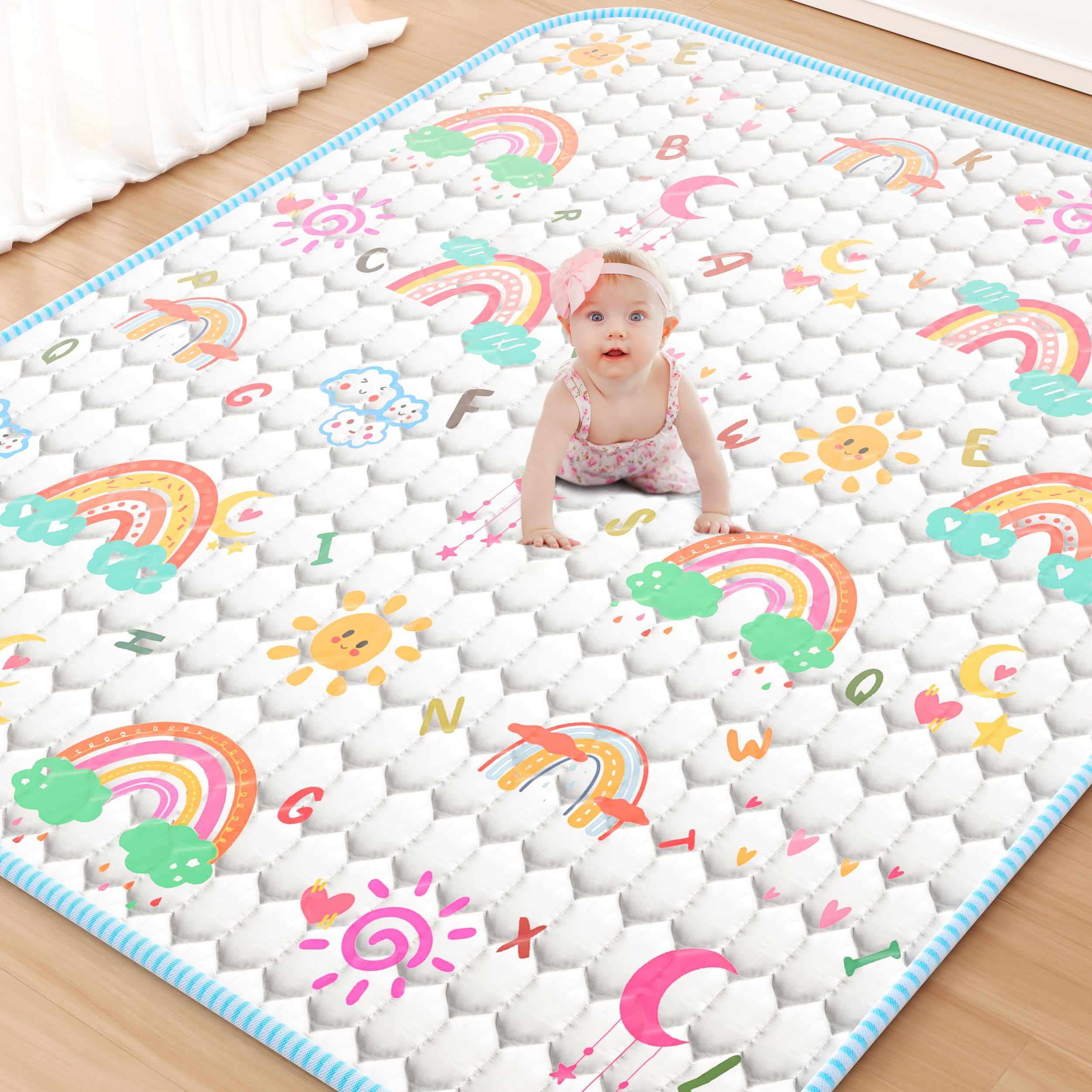 Amazon.com : Baby Play Mat 79x71 Playpen Mat Baby Play Mats for Floor 0 ...