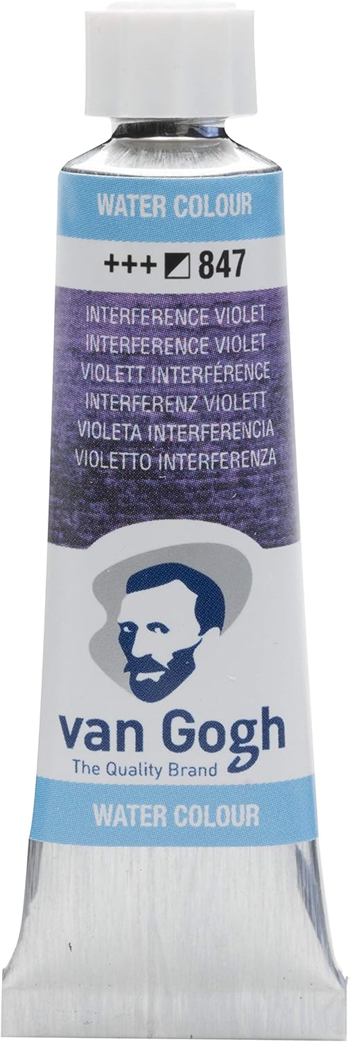 Van Gogh Watercolour Paint, 10ml Tube, Interference Violet 847 : Amazon.co.uk: Home & Kitchen