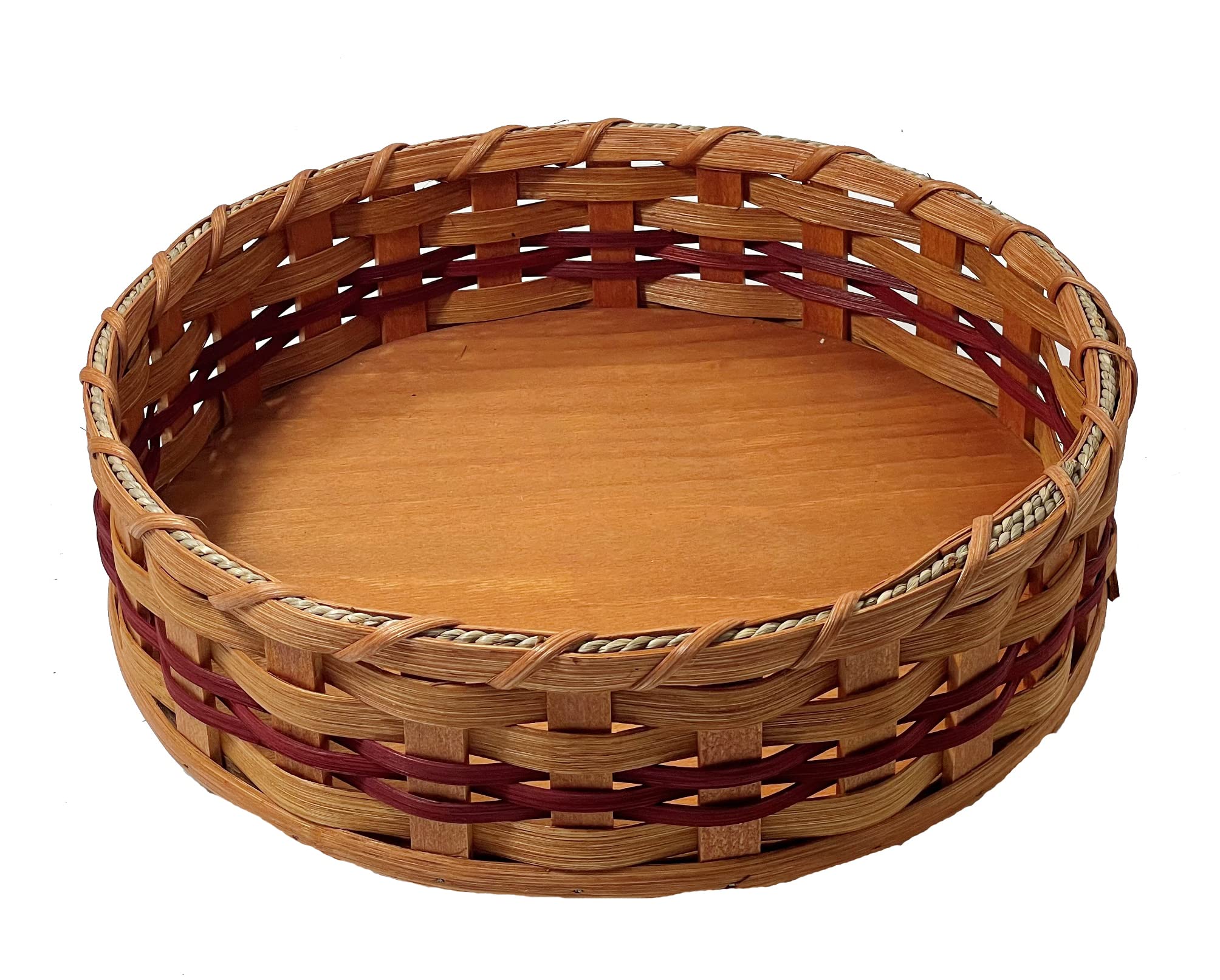 Amazon.com - Amish Tabletop Lazy Susan 12" Oak Storage Basket by Amish ...