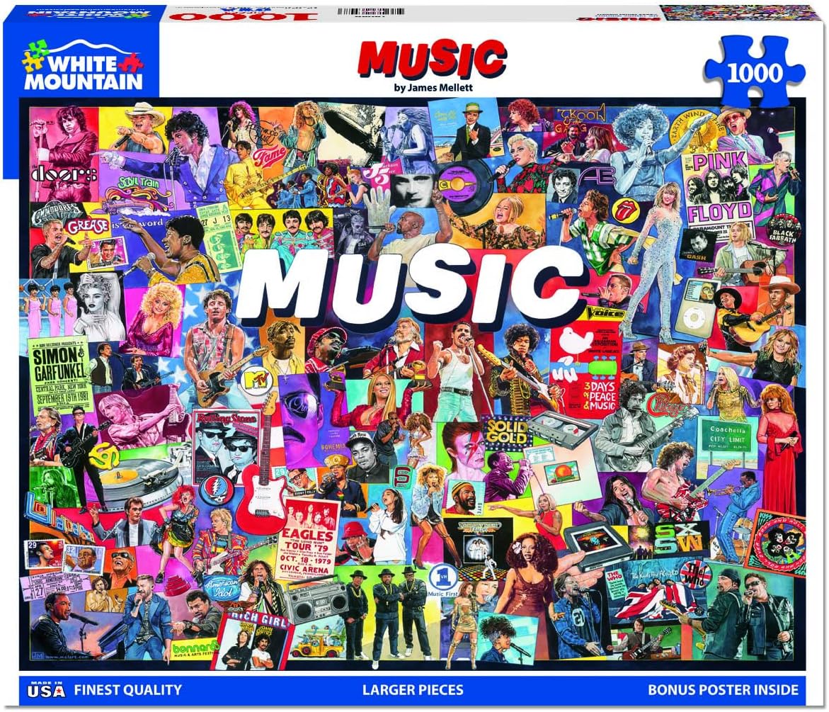 Amazon.com: FHDA Sheet Music 1000 Pieces Jigsaw Puzzle for Adults Teens ...