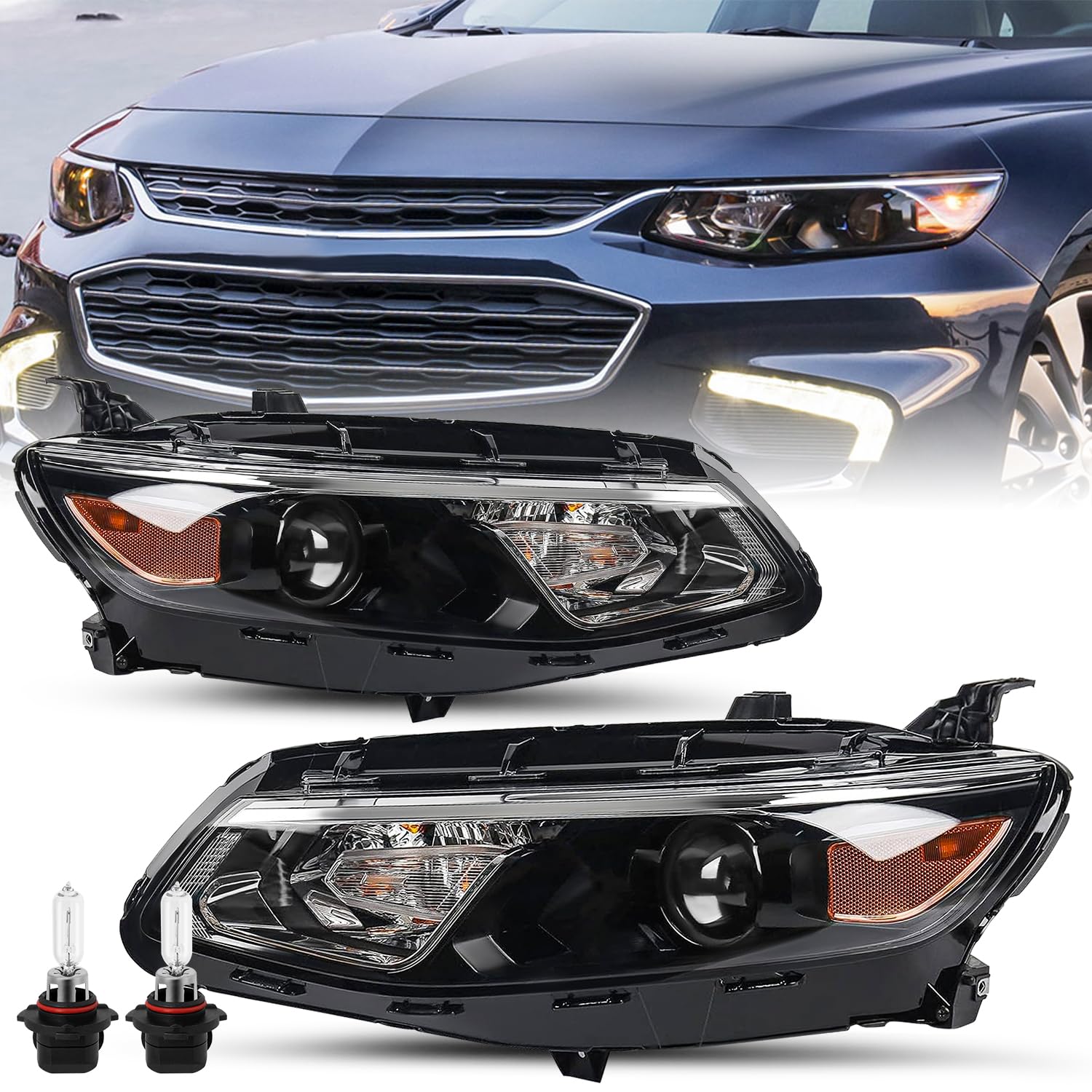 Snapklik.com : Projector OEM Style Headlight Assembly Fit For 2016 2017 ...