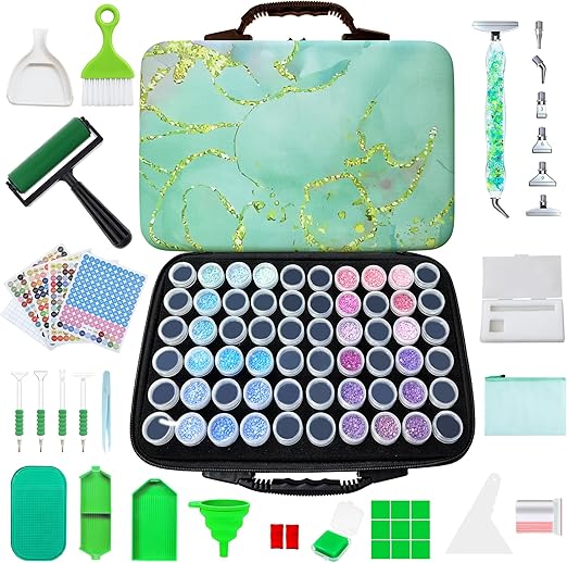 Amazon.com: Muzagroo Art Diamond Painting Storage Containers, Diamond ...