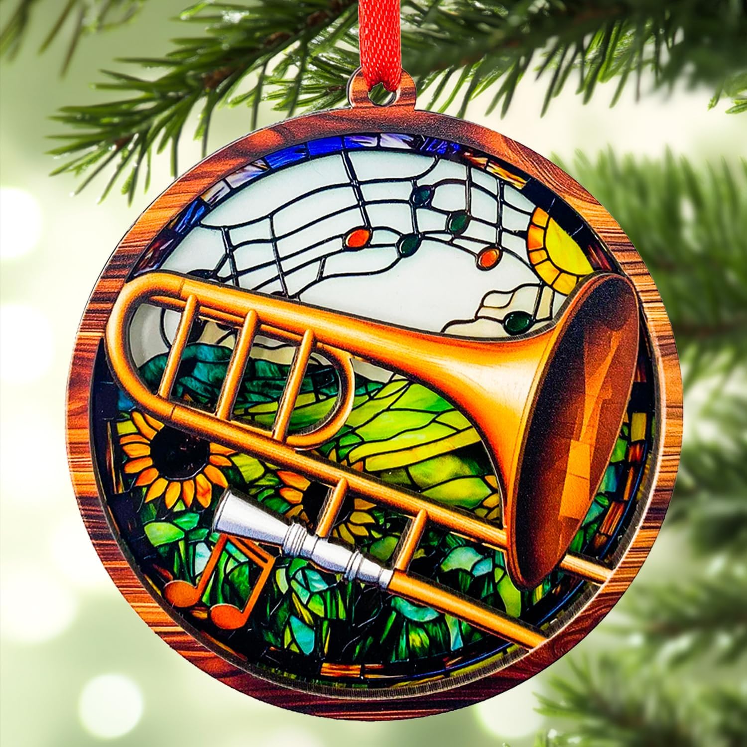 Amazon.com: Broadway Gifts Co Gold Tone Trombone Instrument 5 inch ...