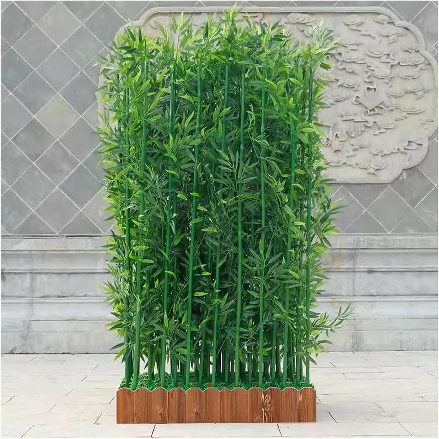 Amazon.com: XOOFMASS Artificial Bamboo for Indoor Outdoor Decor ...