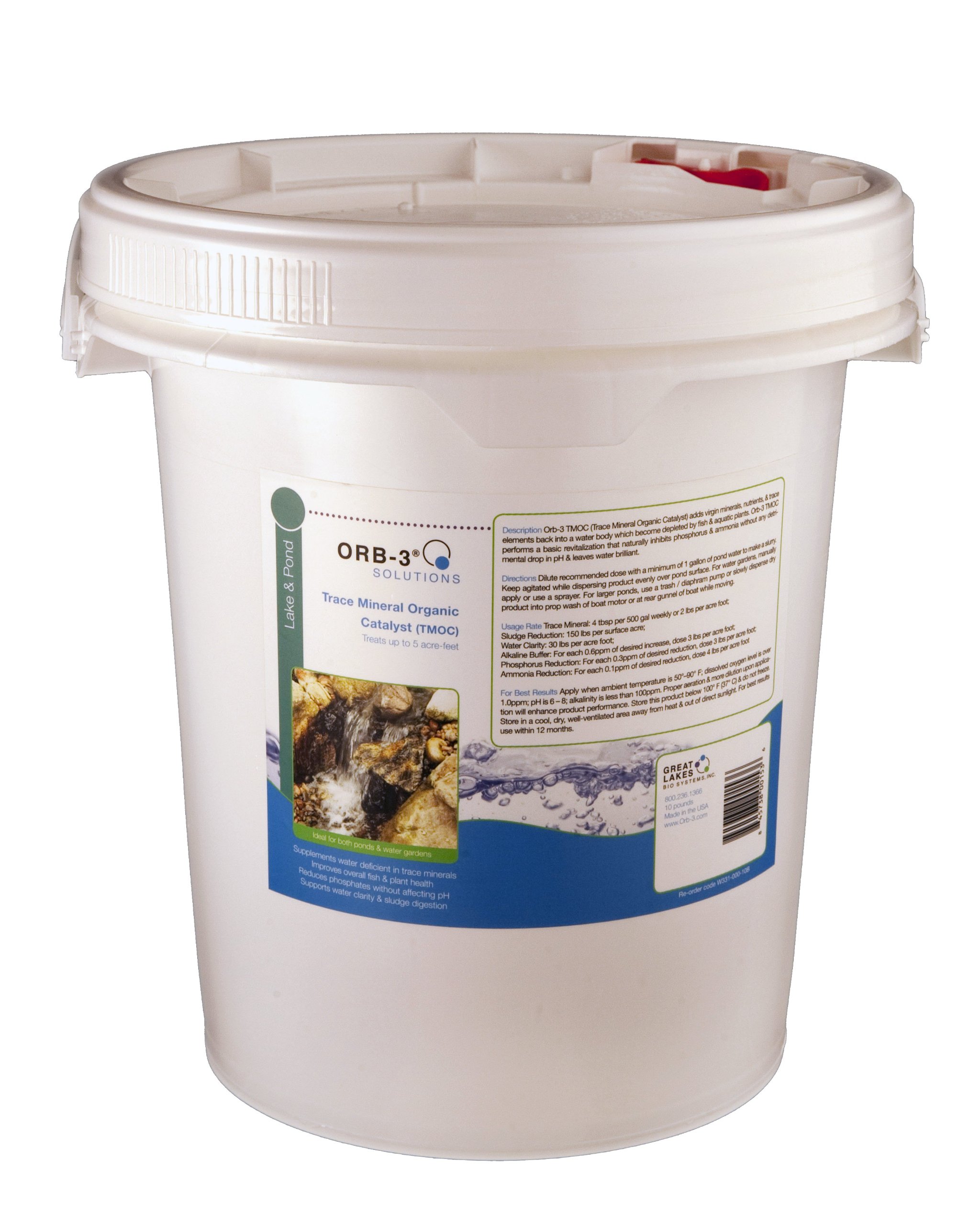 Amazon.com: Orb-3 Trace Mineral Organic Catalyst Pail Bulk for Ponds ...