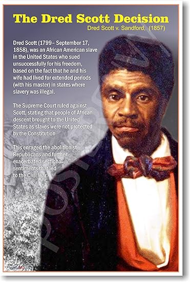 Amazon.com: Civil War: The Dred Scott Decision, Classroom Poster ...