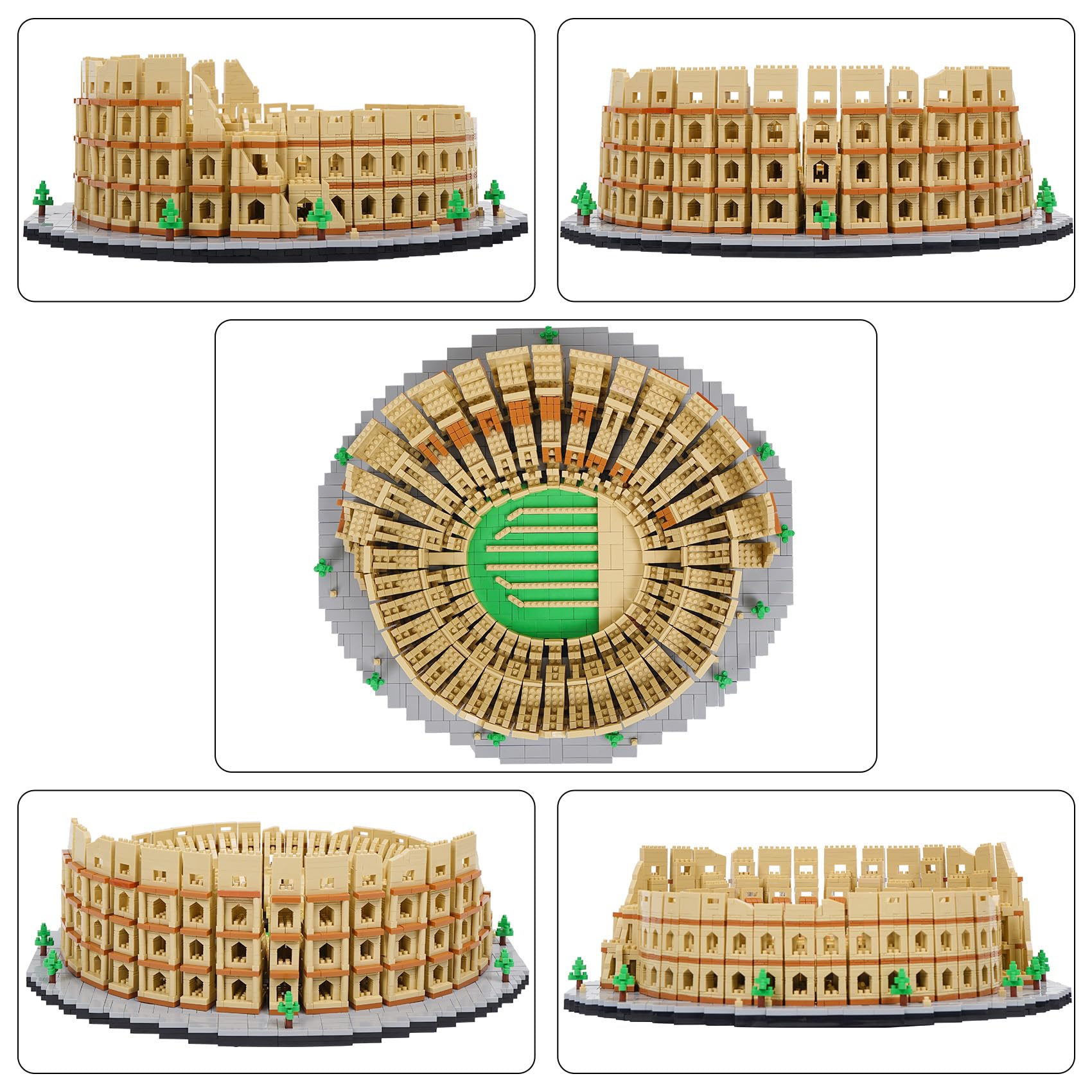 Snapklik.com : Geniteen Building Blocks Set Roman Colosseum Model Micro ...