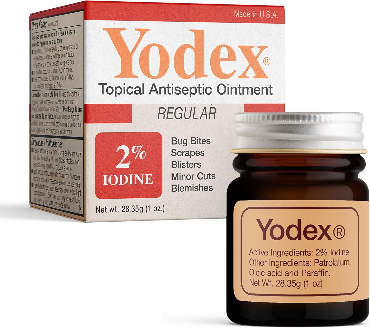 Amazon.com: Yodex Regular Topical Antiseptic Ointment, 1 oz : Health ...