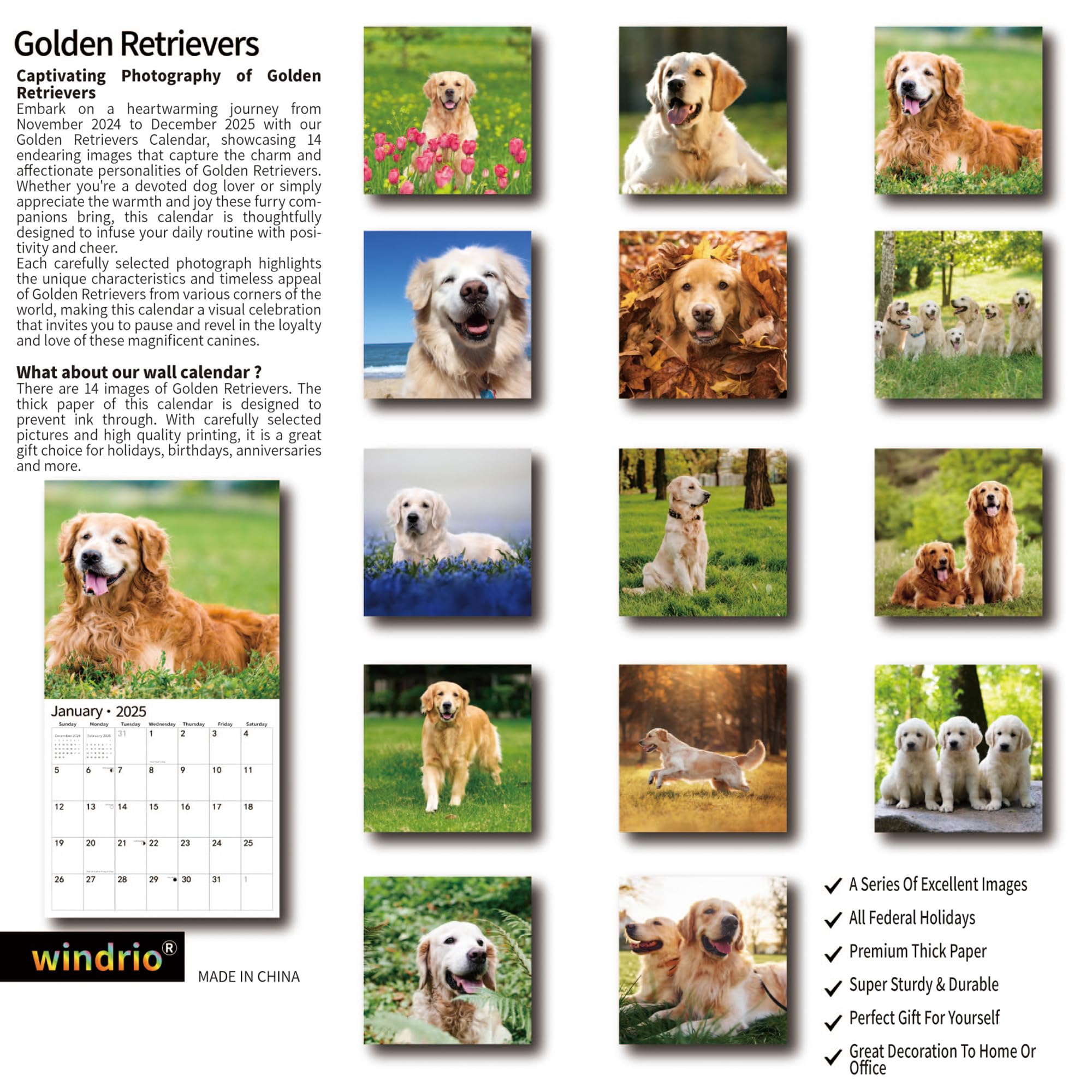 Snapklik.com : 2025 Wall Calendar,Calendar 2025, January 2025 ...