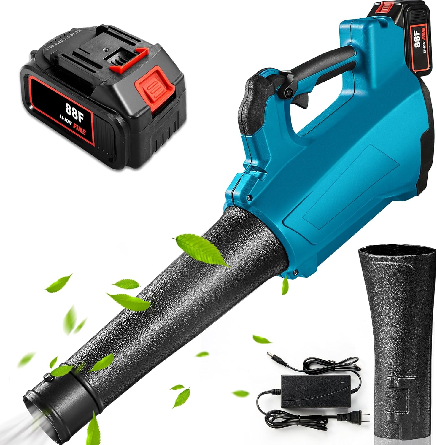 Amazon.com: Cordless Leaf Blower - Lightweight Electric Leaf Blower ...