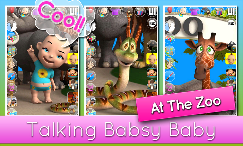 Talking Babsy Baby At The Zoo (Free):Amazon.com:Appstore for Android