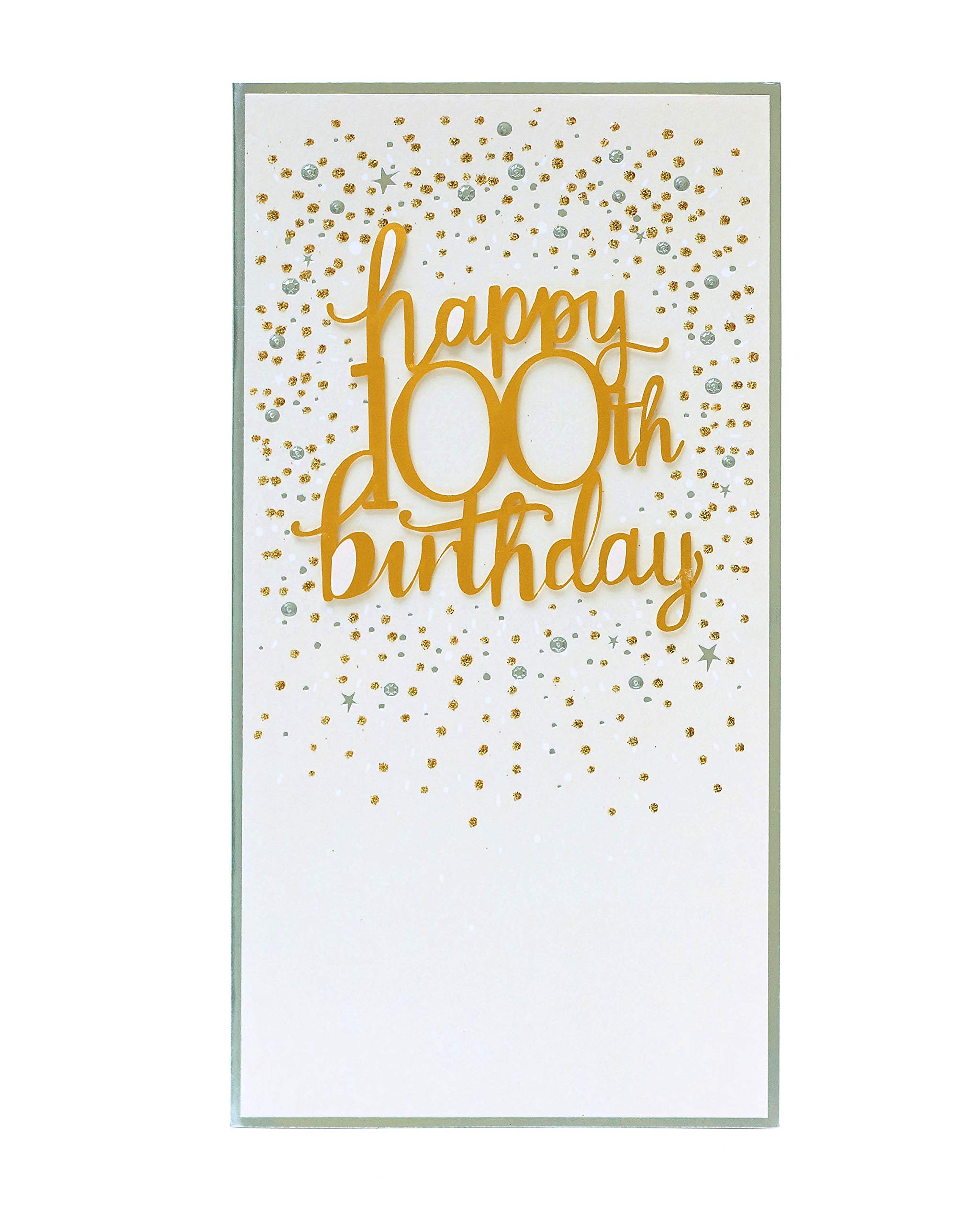 Buy 100th Birthday Card - Birthday Card Aged 100 - Birthday Card 100 ...
