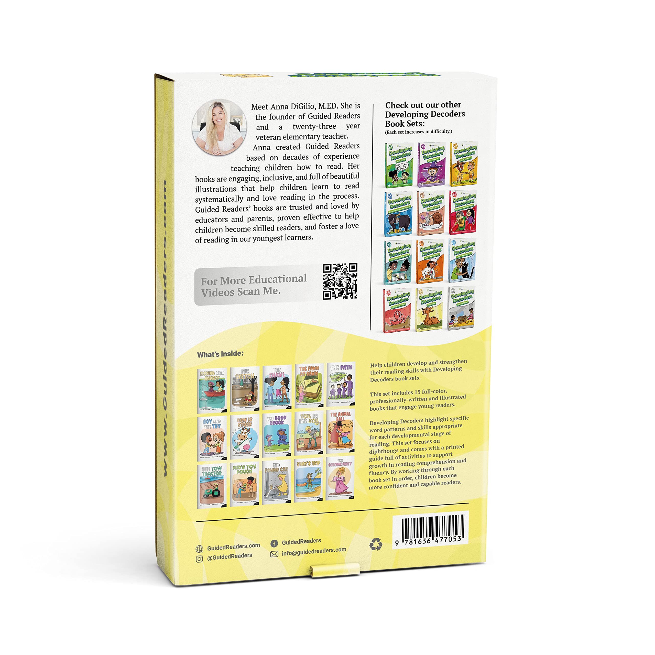 Snapklik.com : Decodable Readers: 15 Diphthongs Phonics Books For ...