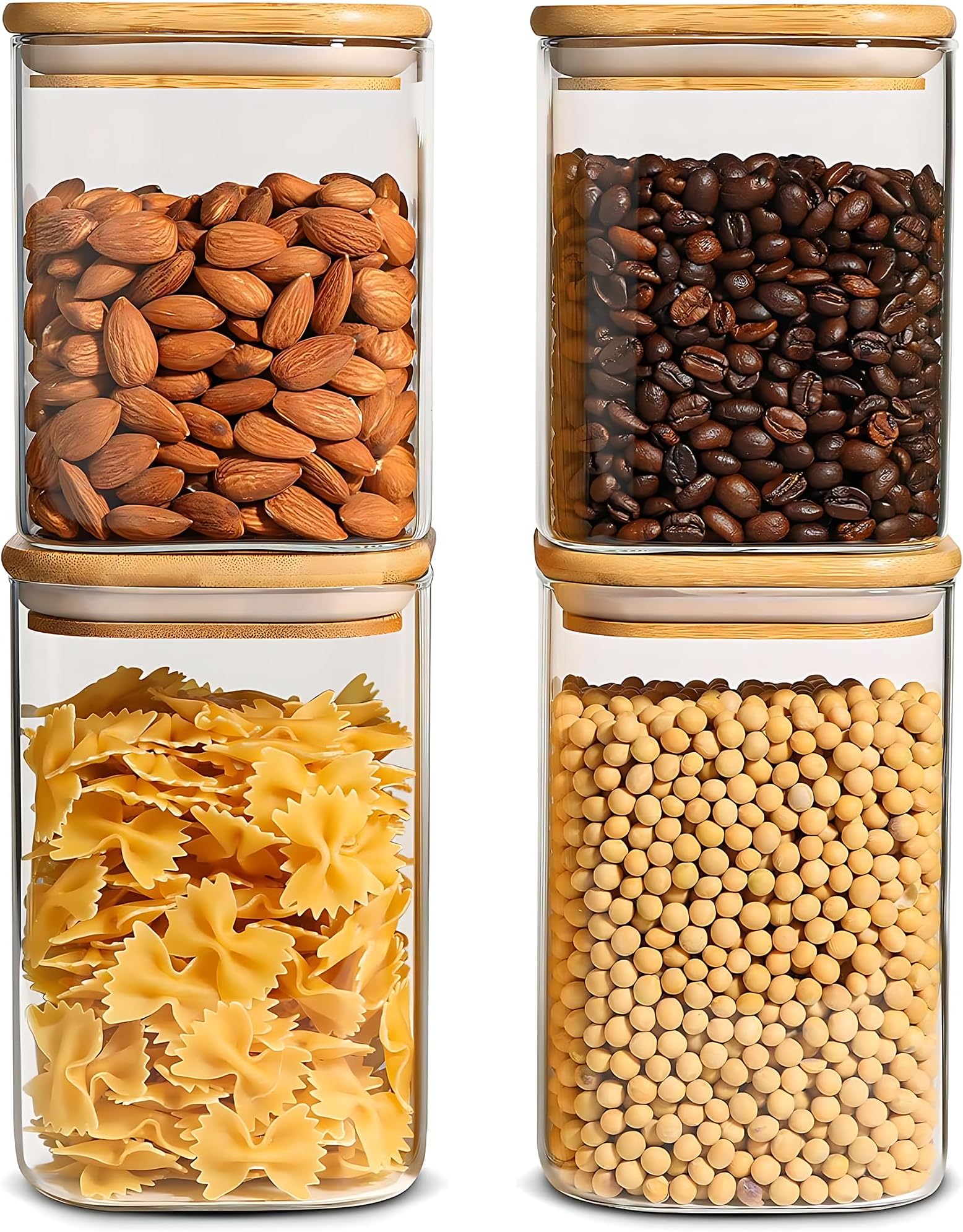 Amazon.com: Anchor Hocking 7-Cup Round Food Storage Containers with ...