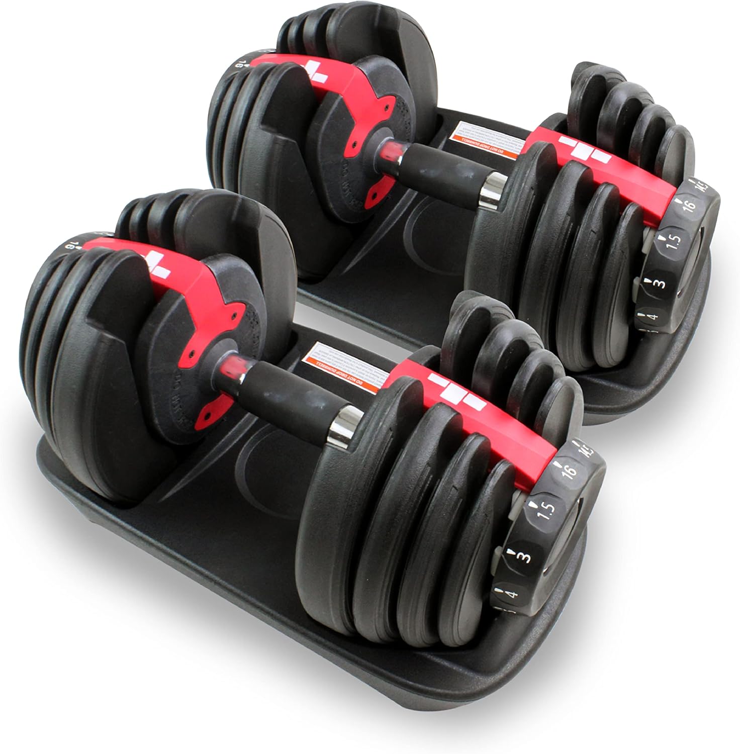 Yim Sports Kit o par de Mancuernas Dumbell Pesas Ajustables Con Rack ...