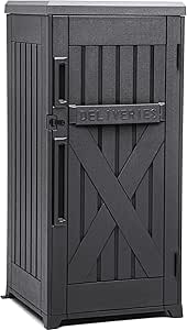 Amazon.com: YITAHOME Caja de almacenamiento y entrega de paquetes ...