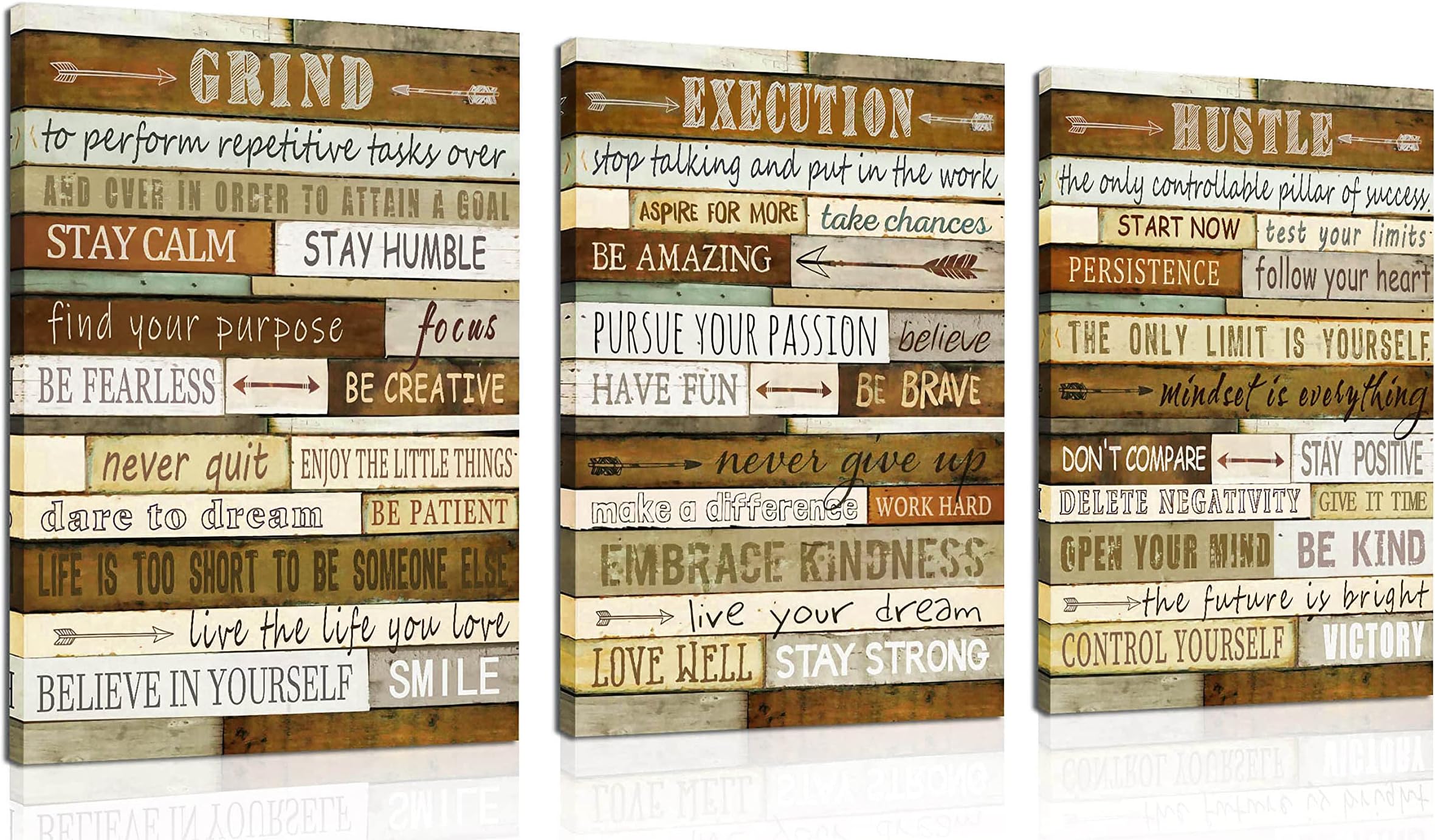 Amazon.com: Inspirational Quotes Wall Art - Today Is a New Day 12 x 18 ...