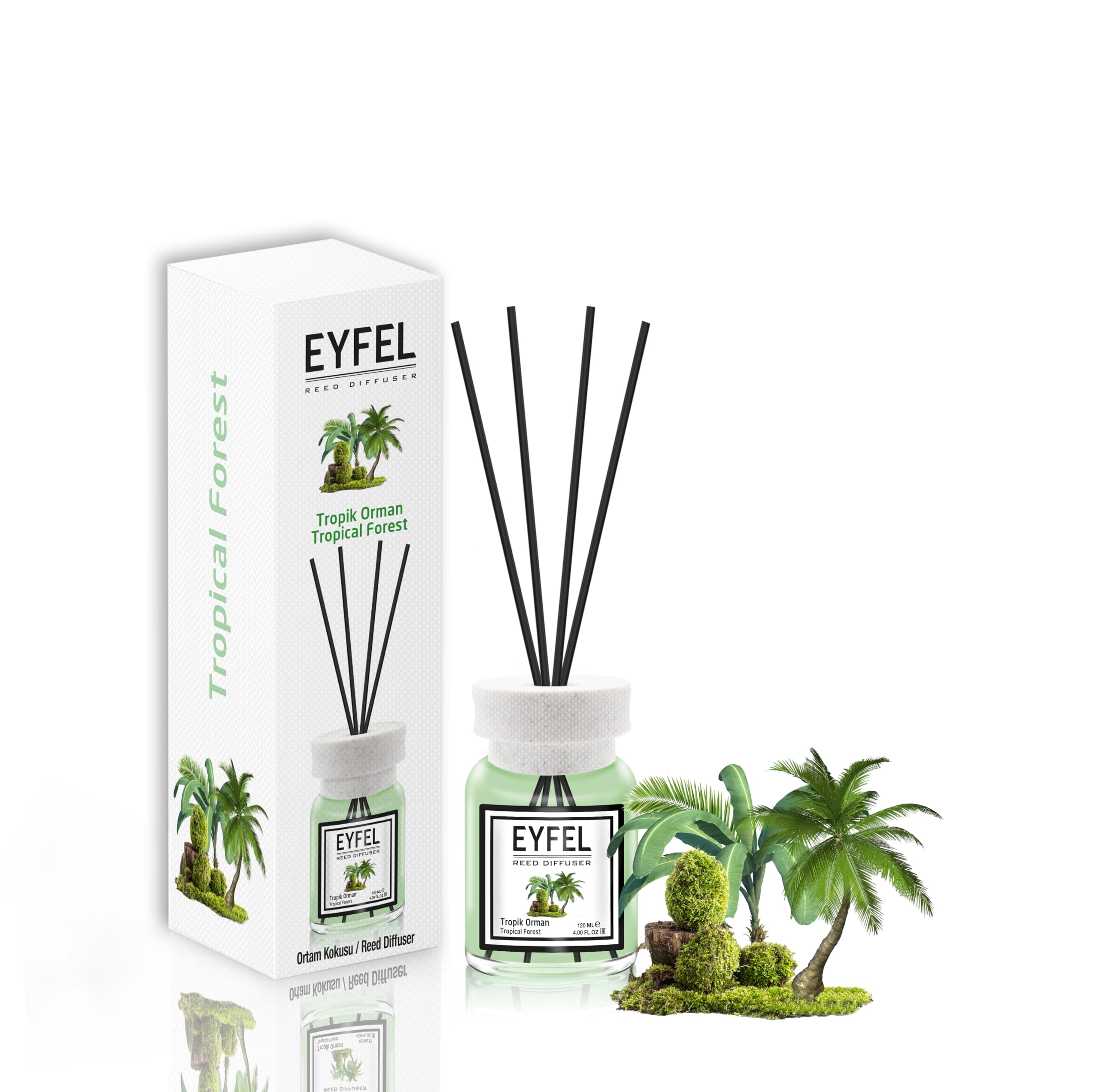 Amazon.com: EYFEL Reed Diffusers for Home – Tropical Forest Reed ...