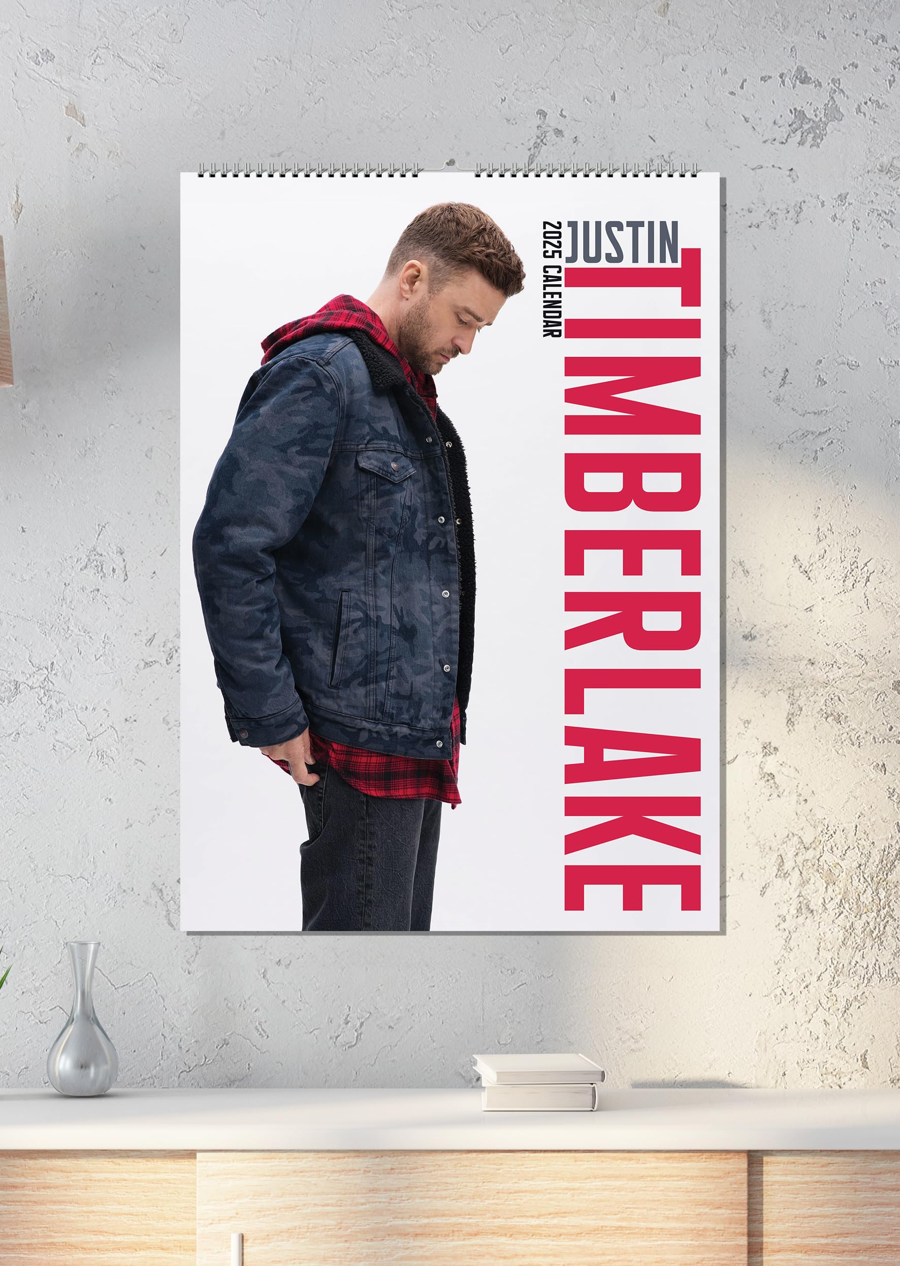 Justin Timberlake 2025 – A3 Size Wirobound Calendar – BigaMart