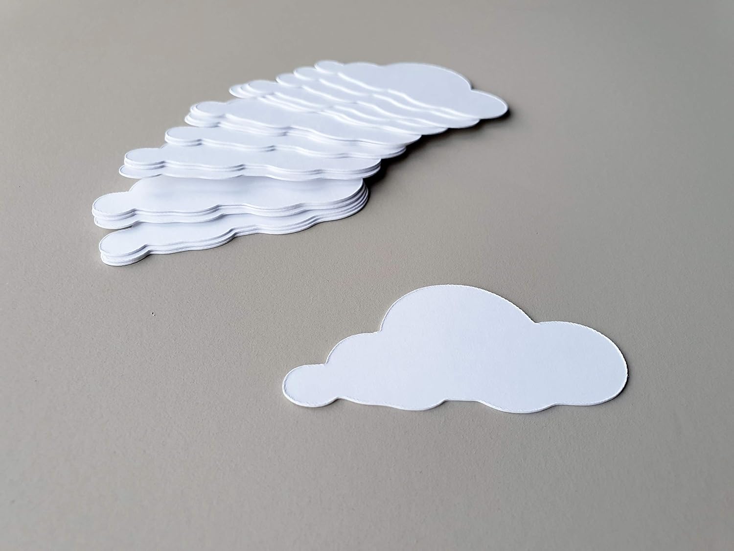 Amazon.com: Paper cloud cut out, 20 pieces, MULTIPLE SIZES, Cloud die ...