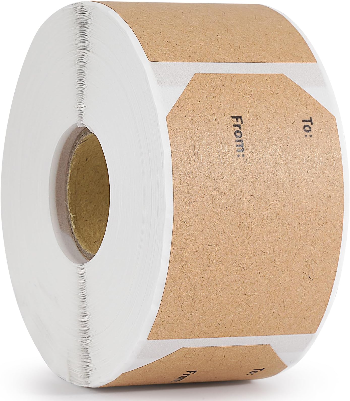 Amazon.com: 500Pcs Widen Kraft Gift Tag Stickers for Christmas ...