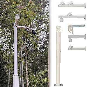 Amazon.com : Extender Security Camera Pole Floor Stand Mount, White ...