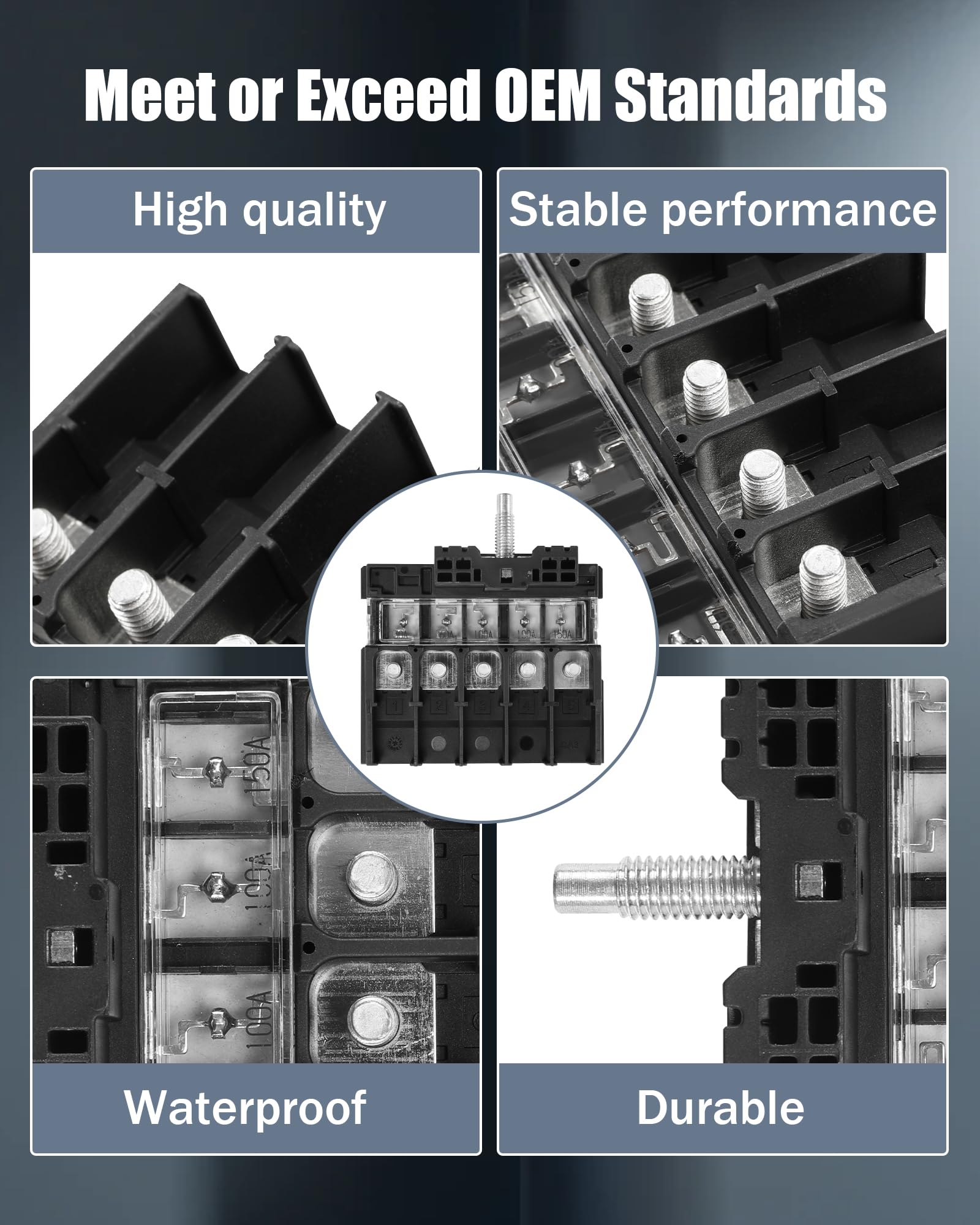 Snapklik.com : 956-601 Main Fuse Block Compatible