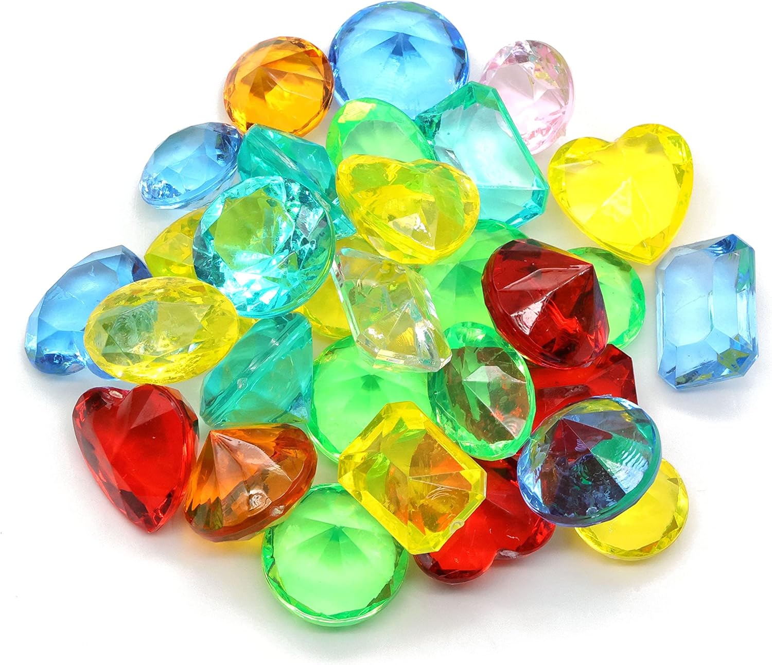 Amazon.com: Shapes Mix Gems by Creatology™ 1.1lb Assorted Colors