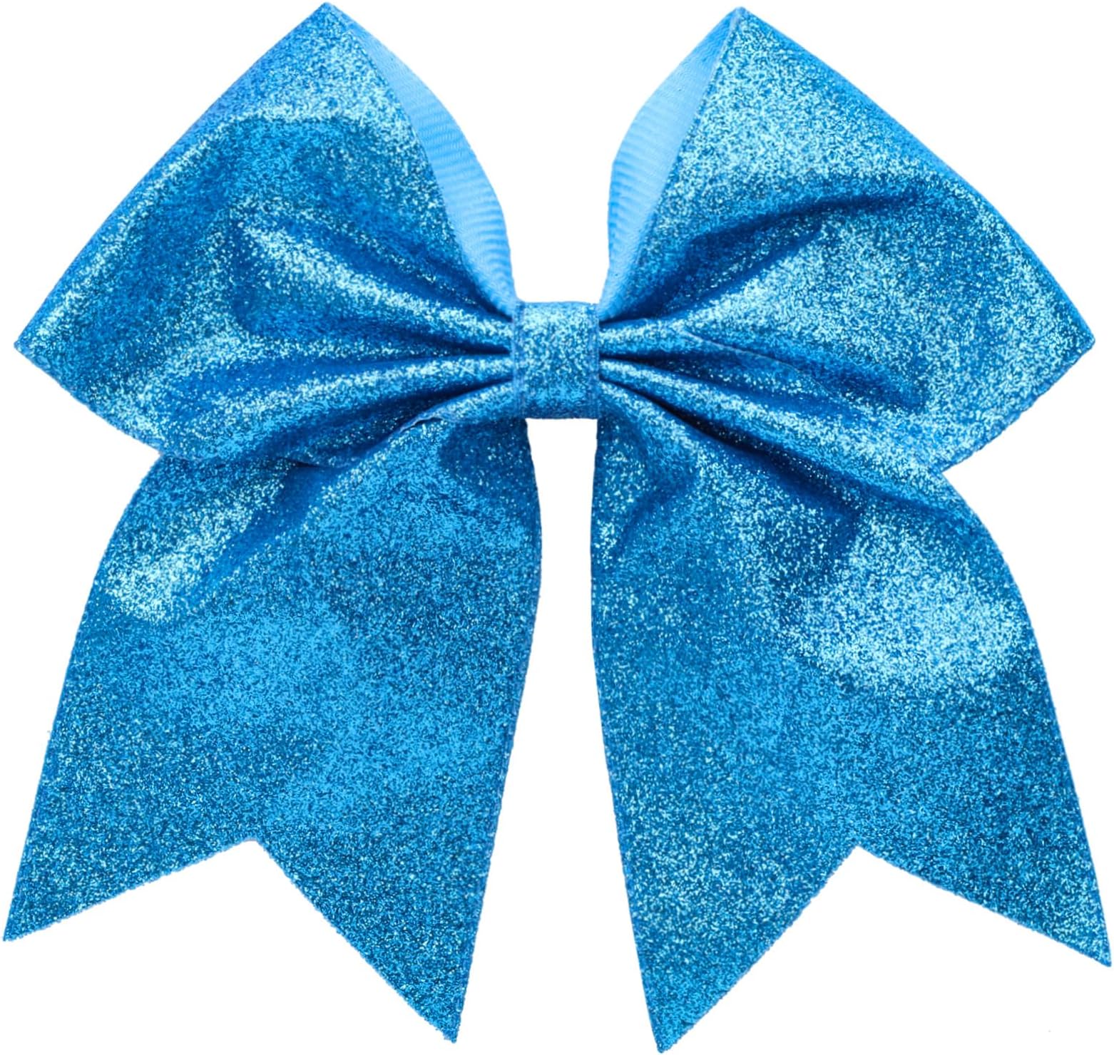 Amazon.com : 1 Pcs 8" Large Sequin Cheer Bows Clips, Cheerleading ...