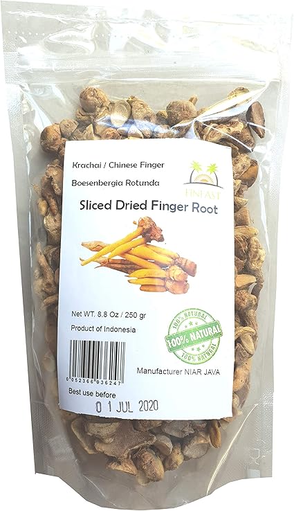 Amazon.com : FINFAST Dried Sliced Finger Root 250 Grams (8.8 oz ...