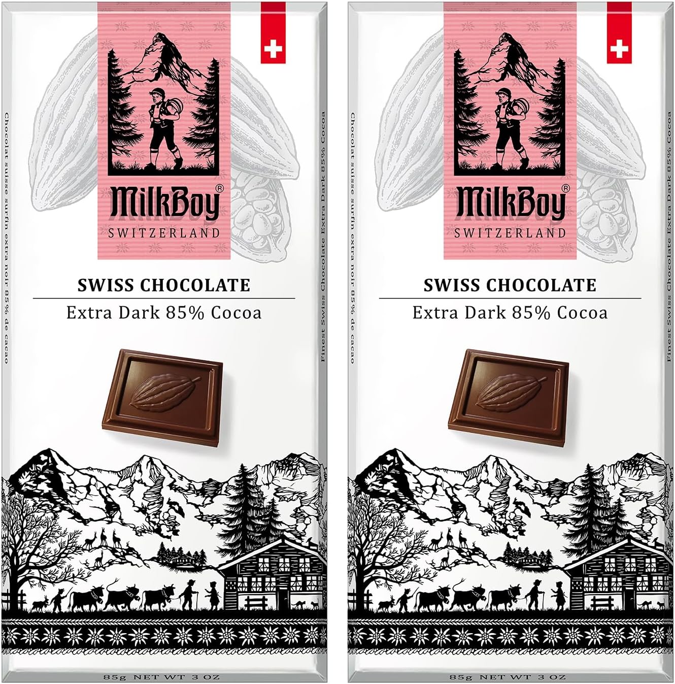 Amazon.com : Moser Roth Fine German European Dark Chocolate 70% / 85% ...