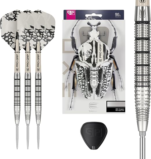 Target Darts EXO Edition 90% Tungsten Steel Tip Darts Set – Steel Point ...