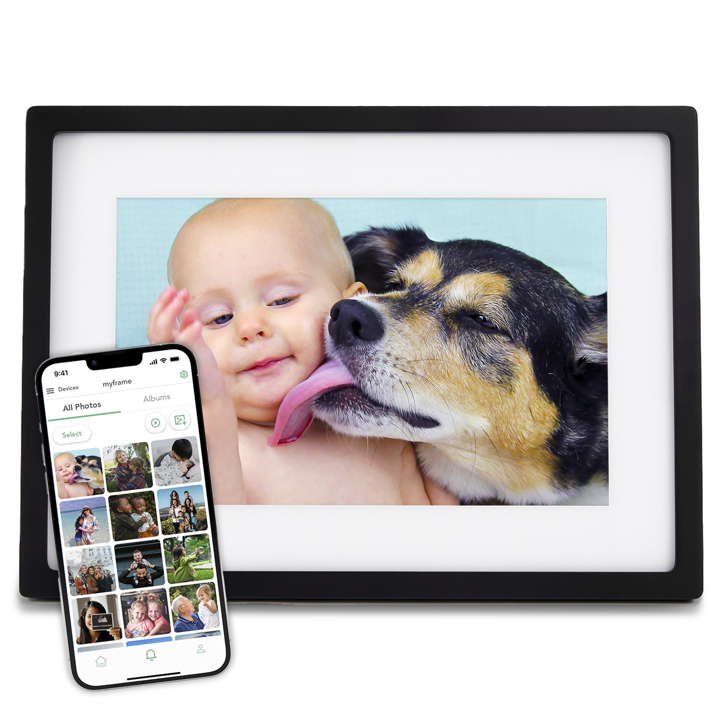 Skylight Digital Picture Frame - WiFi Enabled with Load from Phone ...