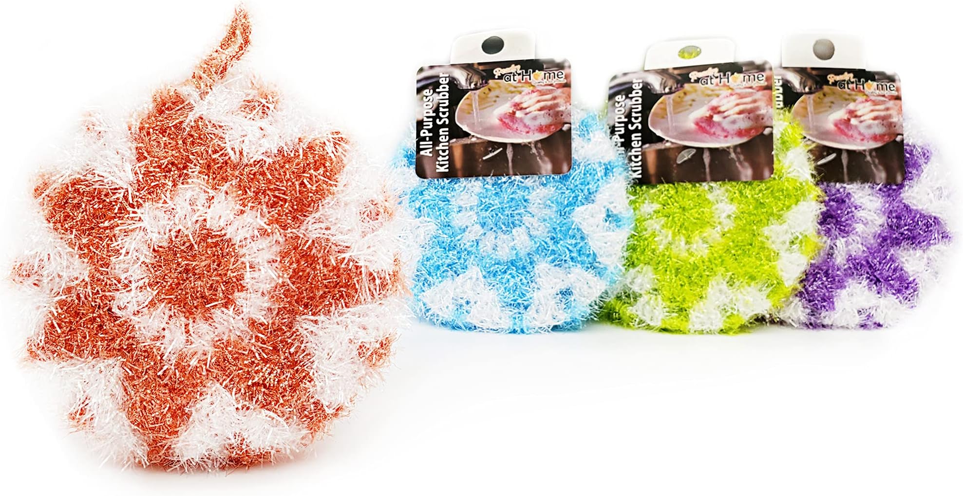 Amazon.com: KALLORY 3pcs Flower Shaped Dish Towel Plate Washing Sponge ...