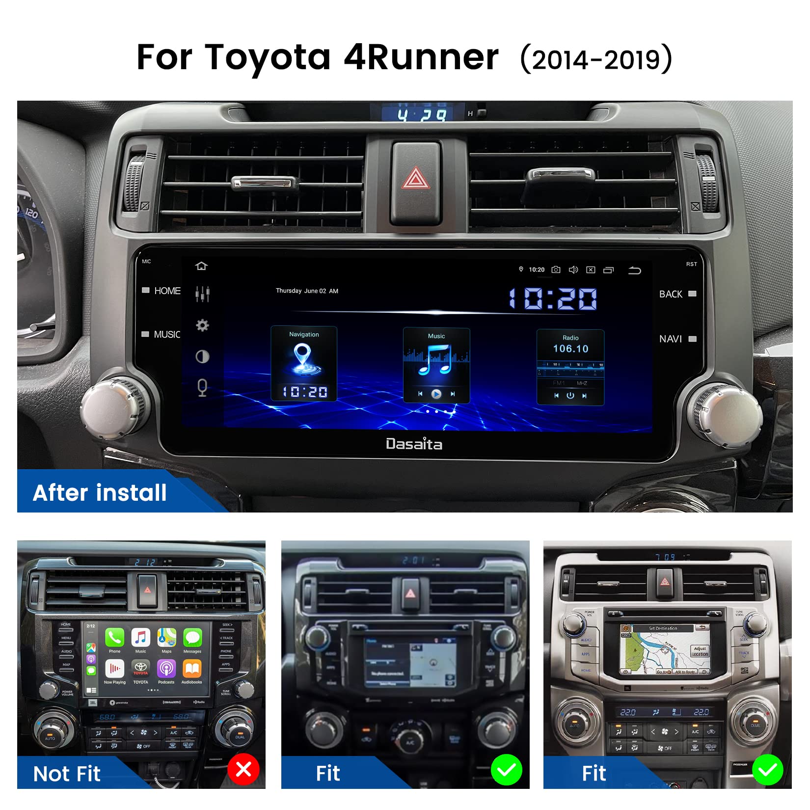 Dasaita Head Unit 4Runner
