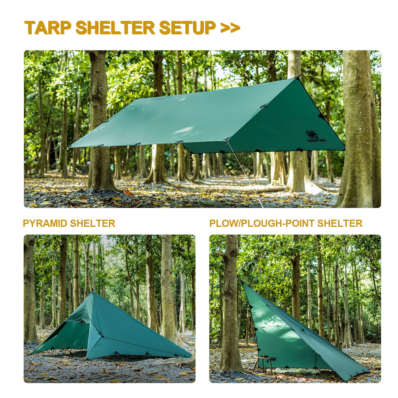 Snapklik.com : OneTigris Bastion Hammock Rain Fly Tarp Shelter Survival ...