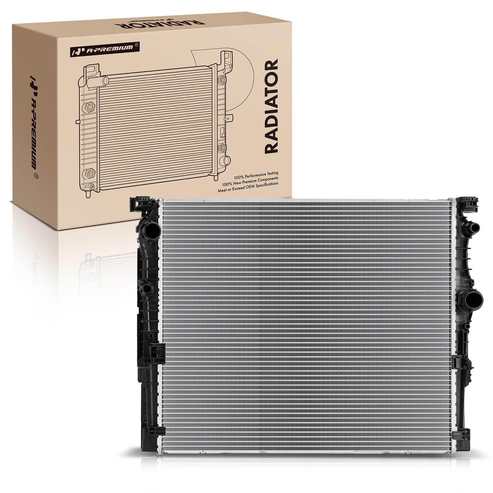 A-Premium Engine Coolant Radiator Assembly Compatible with BMW 530e ...