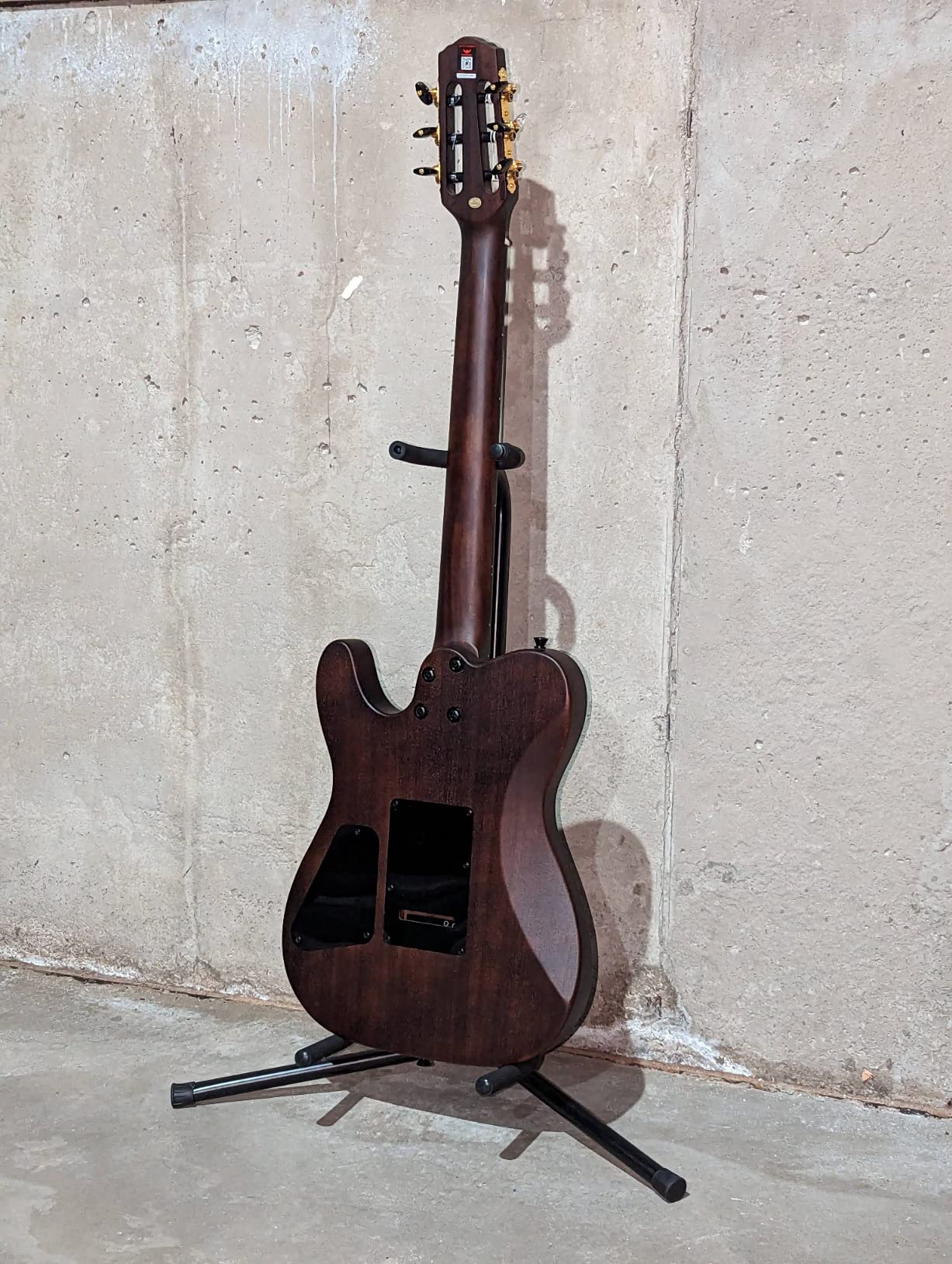 $28/mo - Finance Acoustic Guitar Silent Nylon 6 String Travel ...