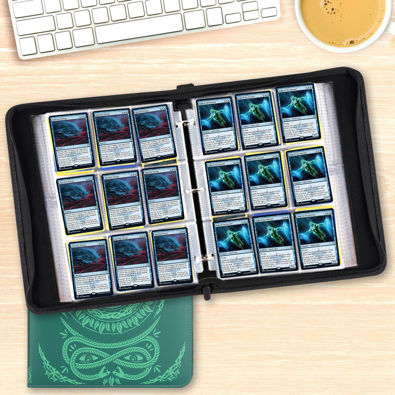 Snapklik.com : MTGPRO Trading Card Binder,9-Pocket Binder For Trading ...