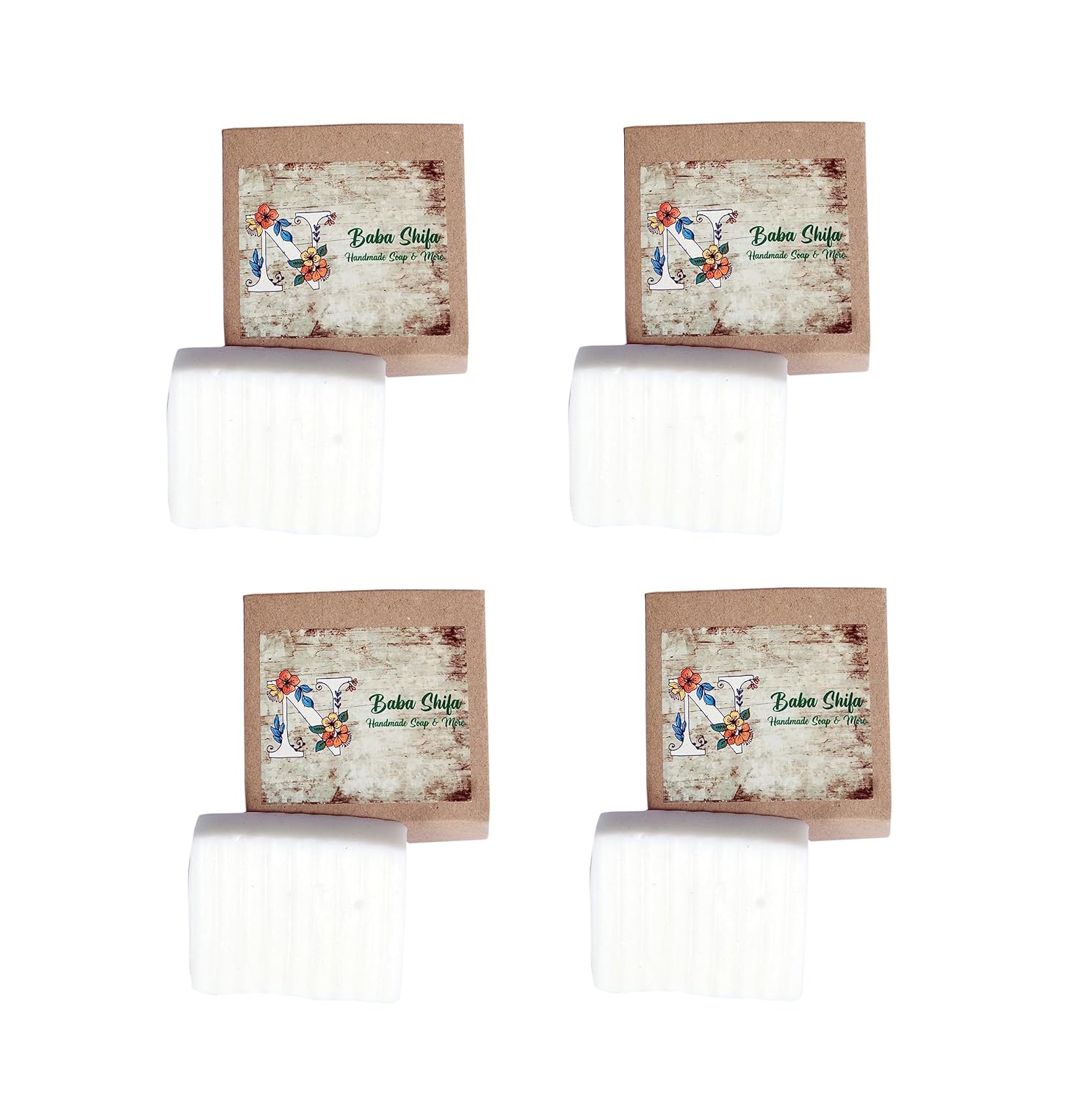 Buy Baba Shifa Handmade Shea Butter & Goat Milk Soap - Pack of 4 Online ...