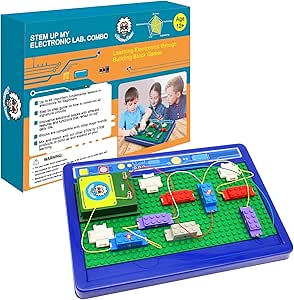 Amazon.com: Circuit Board for Kids Electric Circuit Kit for Kids with ...